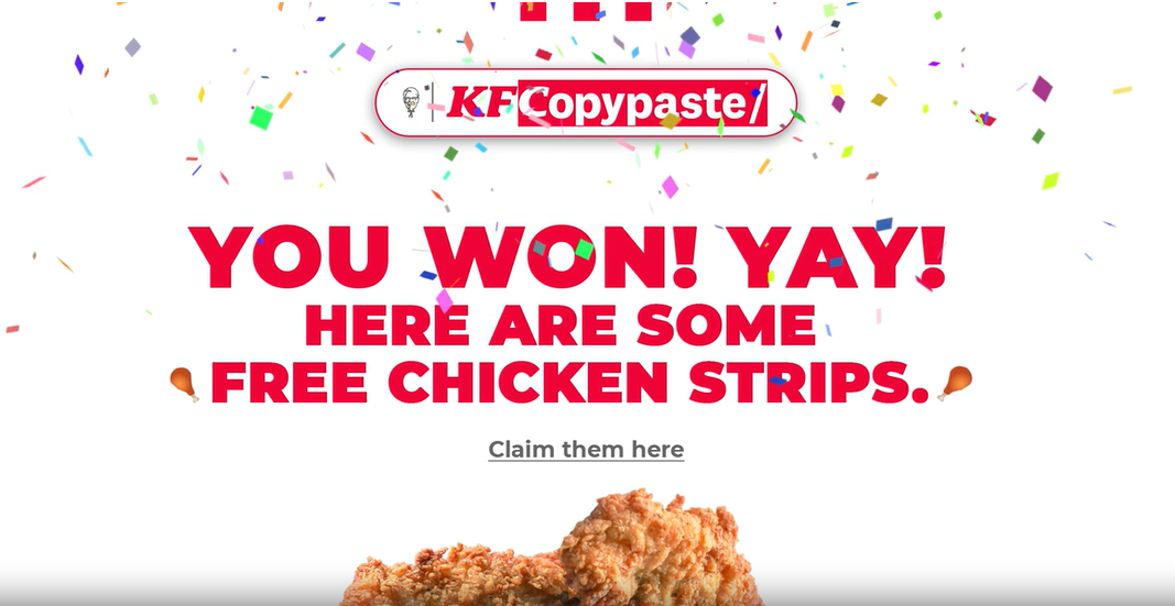 KFCopypaste - Guerilla Marketing Archive